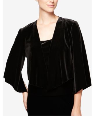 Alex Evenings Velvet Shrug - Macy's