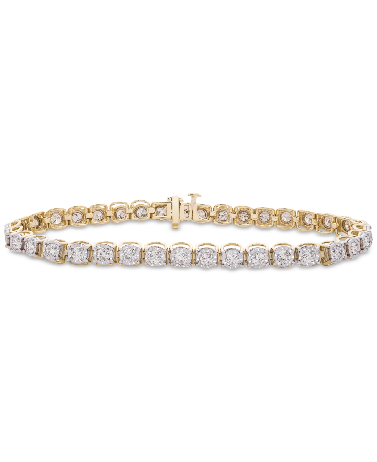 Click here for Diamond Miracle Tennis Bracelet (3 ct. t.w.) in 14... prices