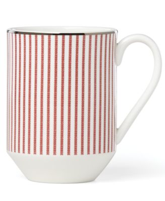 kate spade new york Laurel Street Collection Red Mug - Macy's