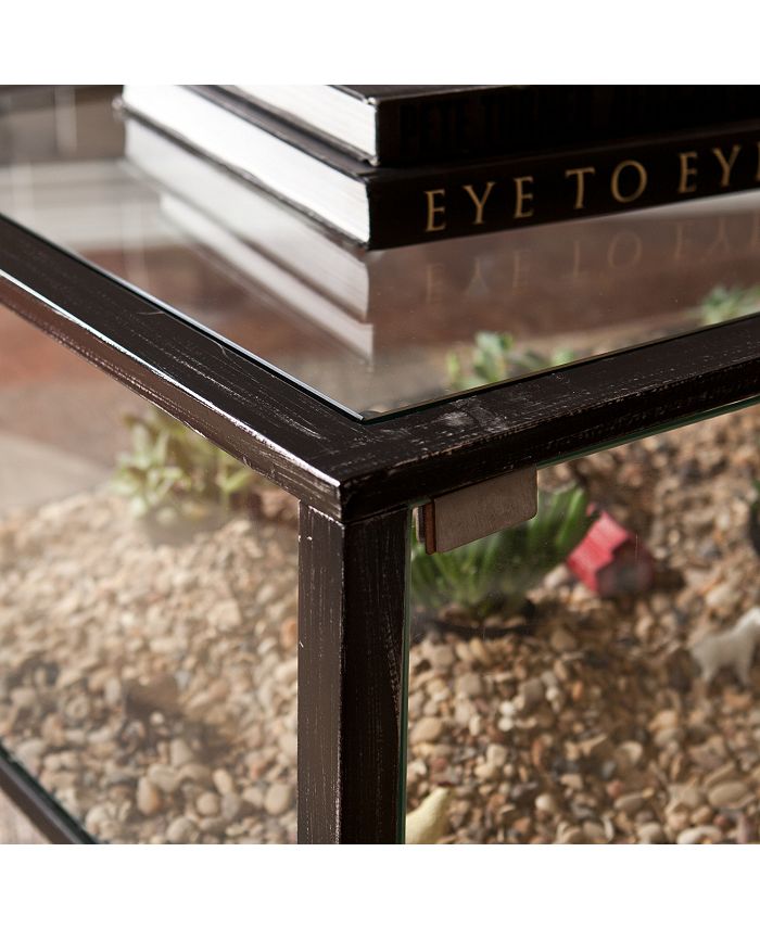 Southern Enterprises Terrarium Display Cocktail Table - Macy's