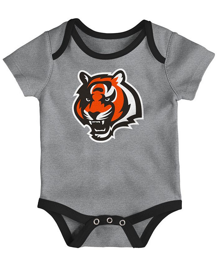 Outerstuff Cincinnati Bengals 3 Pack Lil Tailgater Creeper Set, Infants ...