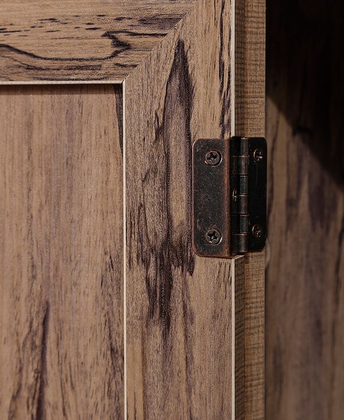 Elegant Home Fashions Simplicity Storage Cabinet with 2 Doors 5 Drawers ...