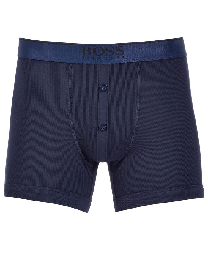 Hugo Boss BOSS Men's Ribbed Retro Boxer Briefs - Macy's