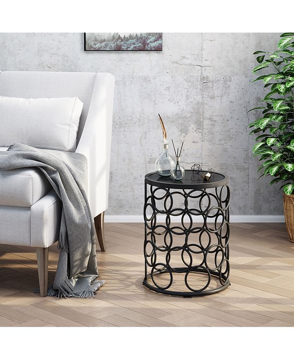 Noble House Roald Side Table & Reviews - Furniture - Macy's