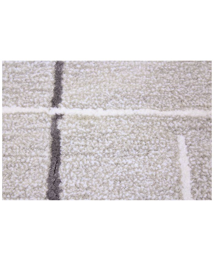 Hotel Collection CLOSEOUT! Area Rug, City Grid CG1 2'6" x 4', Created ...