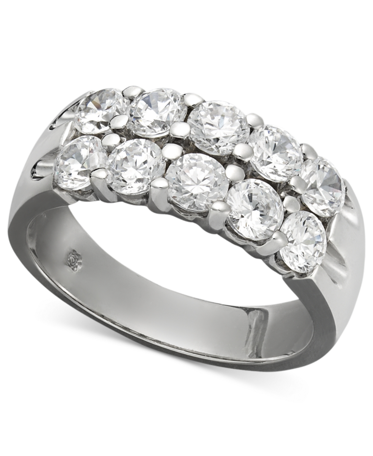 Click here for Diamond Double Row Band (1-1/2 ct. t.w.) in 14k Wh... prices