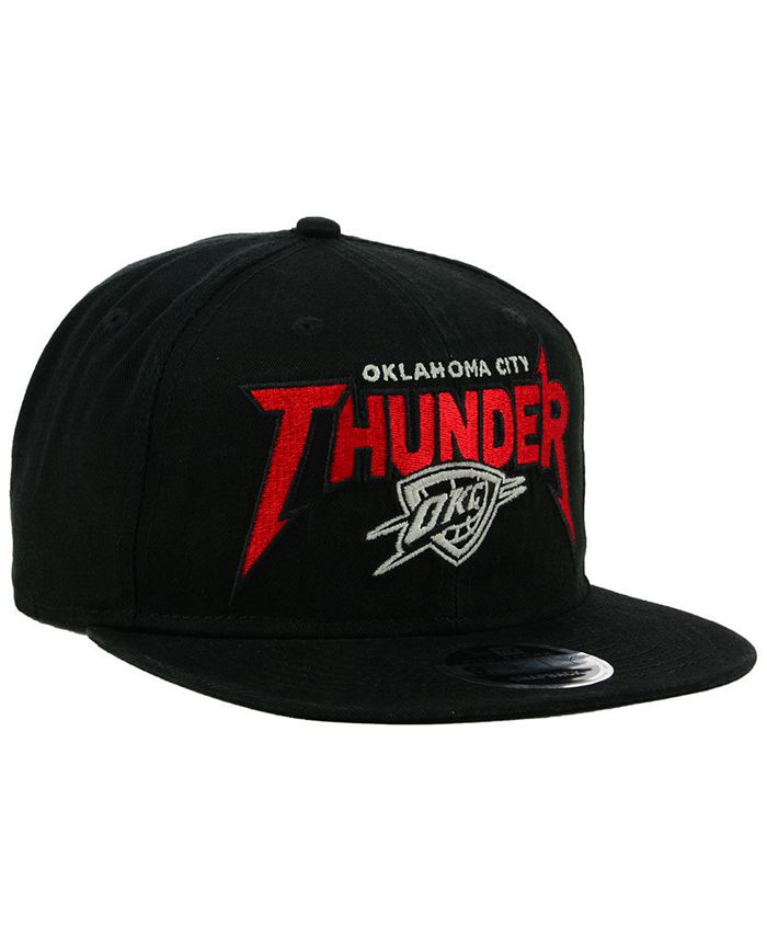 New Era Oklahoma City Thunder 90s Throwback Groupie 9FIFTY Snapback Cap ...