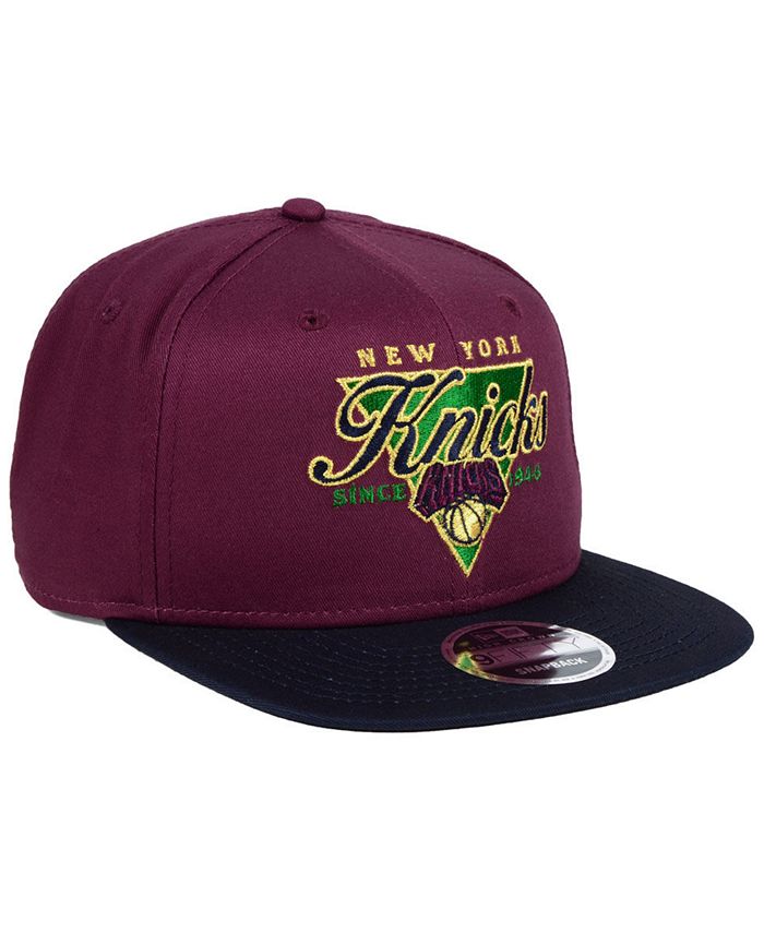 New Era New York Knicks 90s Throwback 9FIFTY Snapback Cap - Macy's