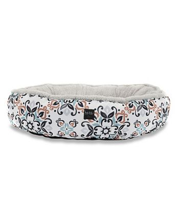 Nicole Miller Comfy Pooch Dog Bolster Bed Round Bolster Bed - Macy's