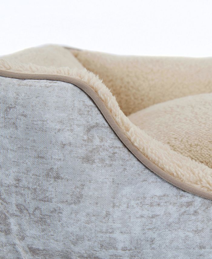 Home Dynamix Nicole Miller Comfy Pooch Dog Bolster Bed Cuddler - Macy's