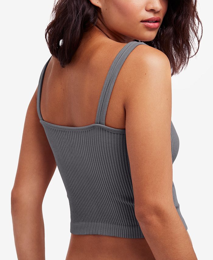 Free People Solid Rib Tank Top - Macy's