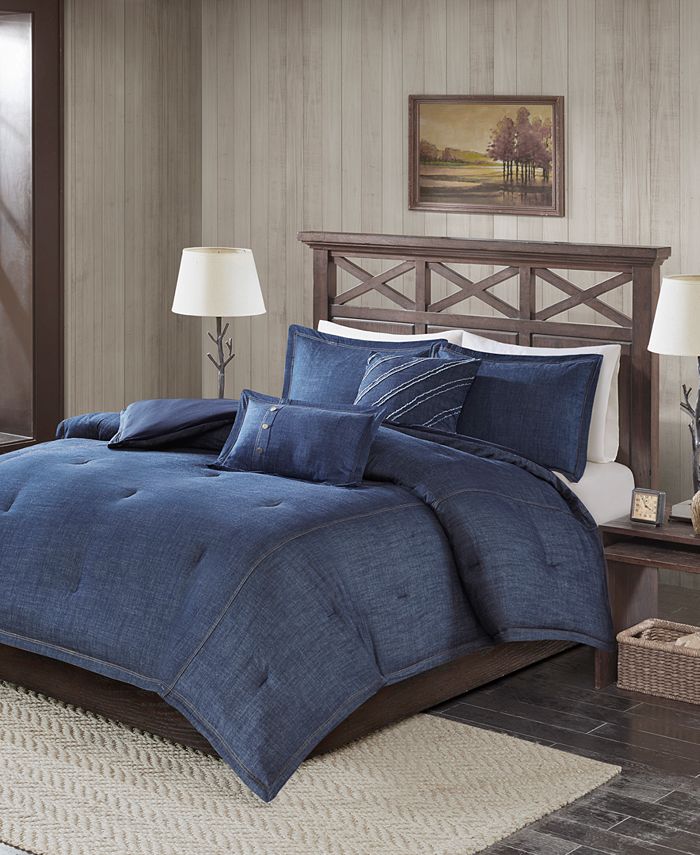 Woolrich Perry Denim 5-Pc. Comforter Set, Full - Macy's