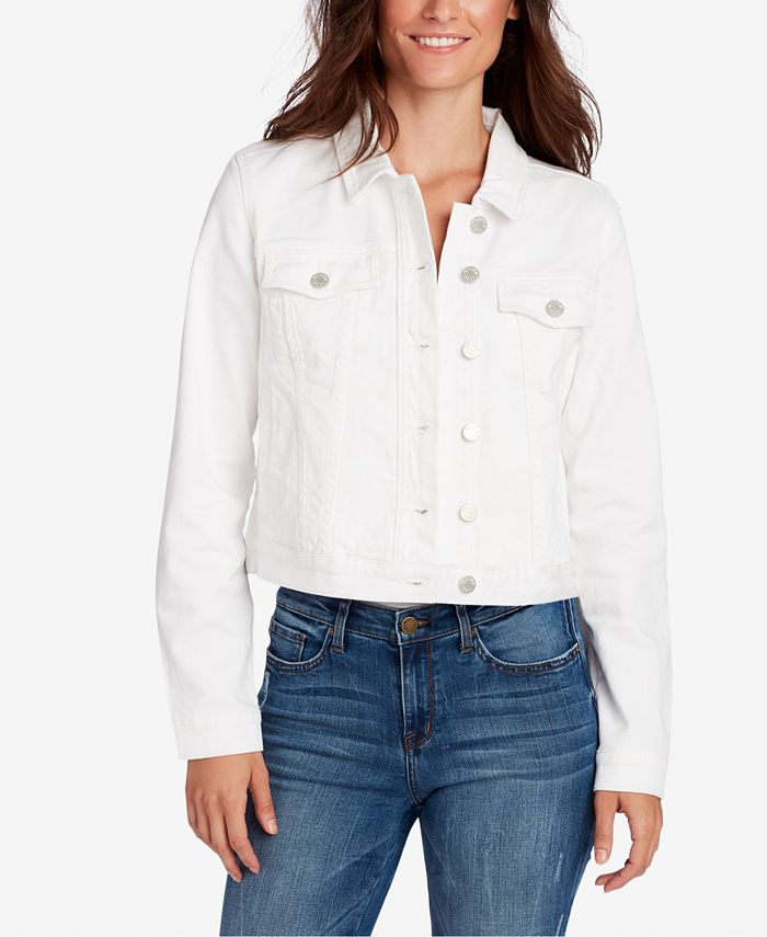 WILLIAM RAST Lenna Cotton Denim Jacket - Macy's