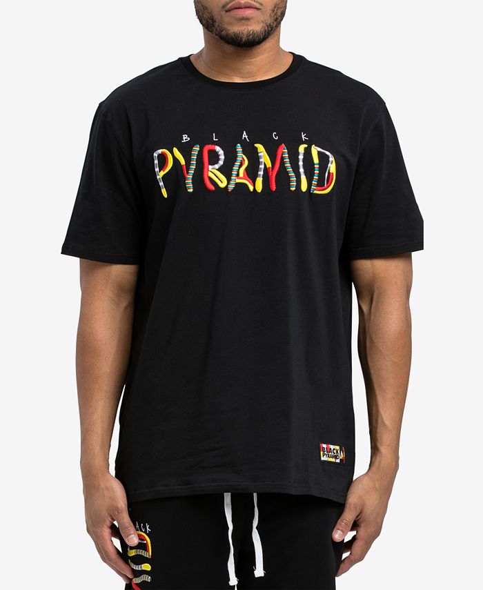 Black Pyramid Men's Whimsical Logo Graphic T-Shirt - Macy's