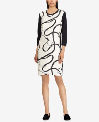 Lauren Ralph Lauren Printed Dress - Macy's