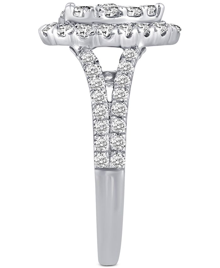 Macy's Diamond Teardrop Openwork Engagement Ring (1-3/4 ct. t.w.) in ...