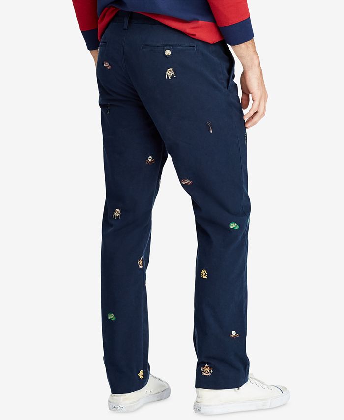 Polo Ralph Lauren Men's Big & Tall Classic Fit Cotton Chino Pants - Macy's