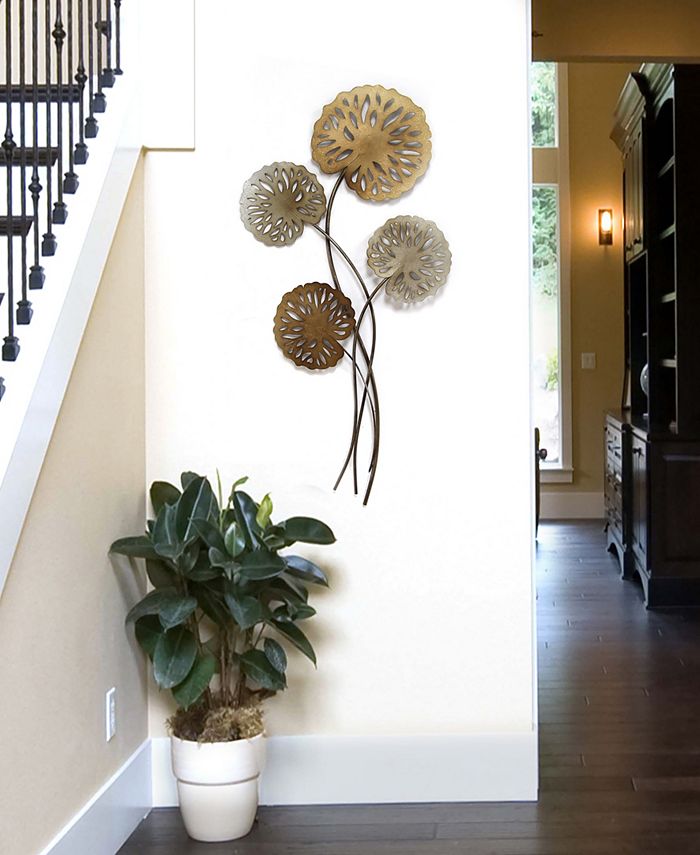 Stratton Home Décor Stratton Home Decor Water Lilies Wall Decor - Macy's