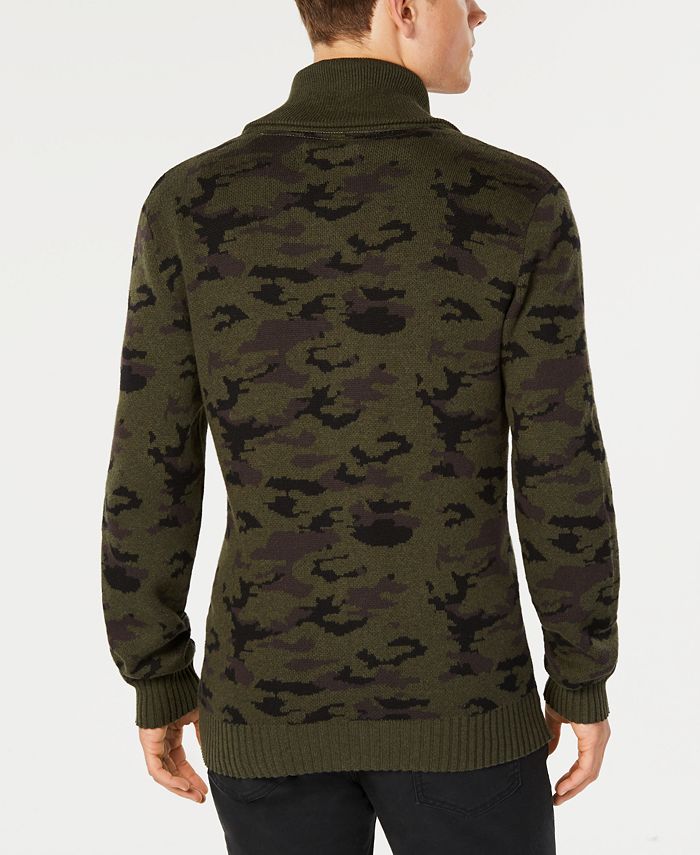 American Rag Men's Camouflage Shawl-Collar Cardigan, Created for Macy's ...