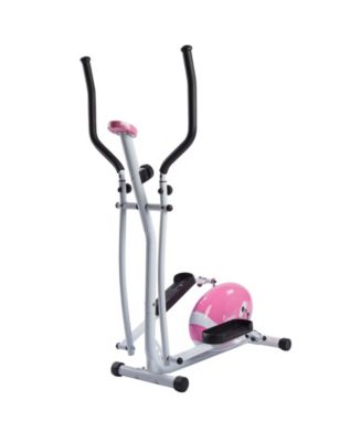 Sunny Health & Fitness Pink Magnetic Elliptical Bike - Macy's