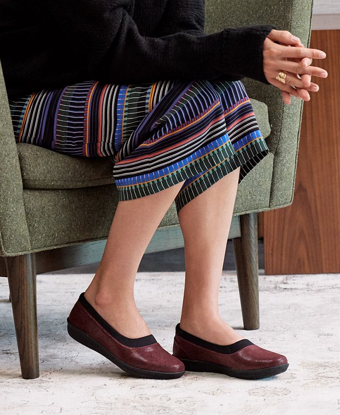 Clarks Women's Cloudsteppers Ayla Pure Flats, Created for Macy's - Macy's