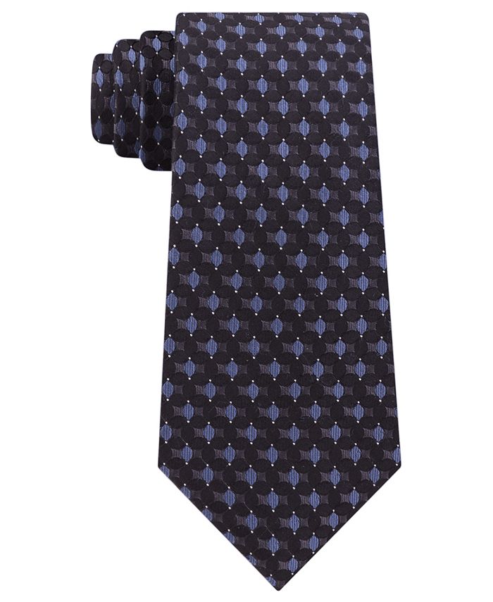 Kenneth Cole Reaction Men's Connected Oval Slim Tie - Macy's