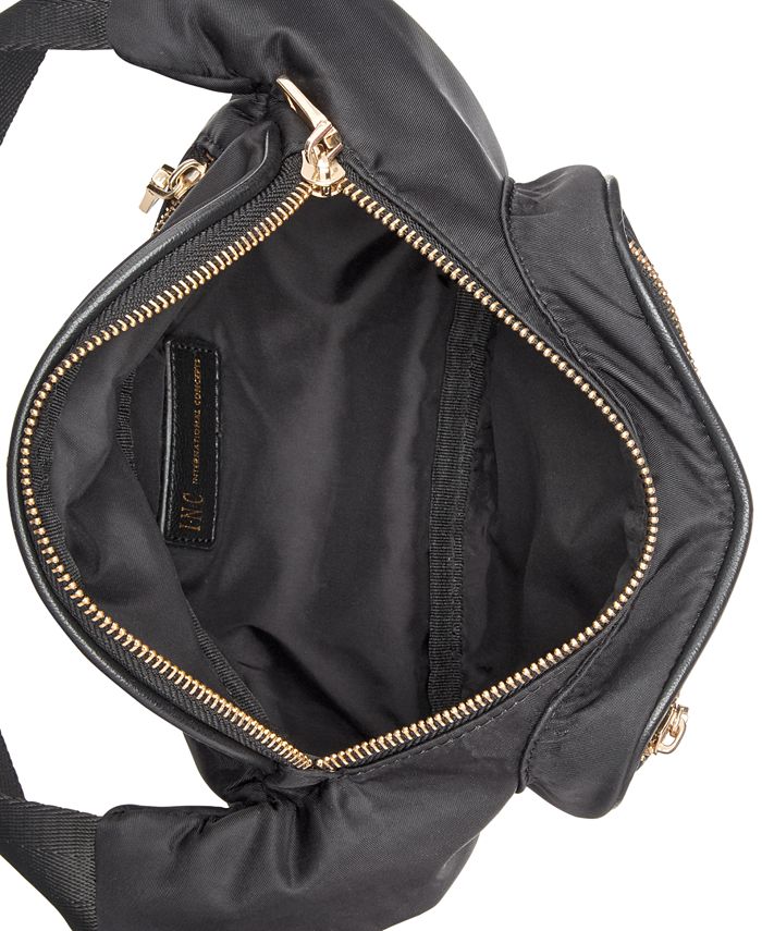 INC International Concepts I.N.C. Alisa Nylon Fanny Pack, Created for Macy's - Macy's