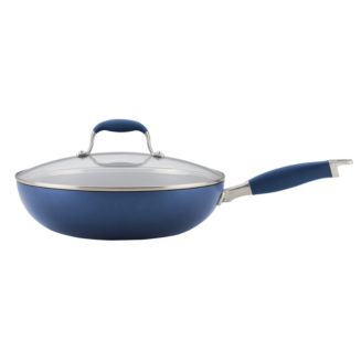 Anolon Advanced Indigo Hard-Anodized Nonstick 12" Covered Ultimate Pan ...