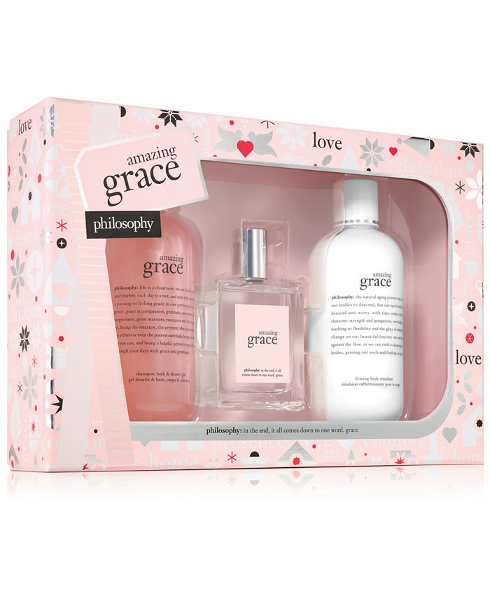 Philosophy 3 Pc Amazing Grace Eau De Toilette Holiday T Set Macys