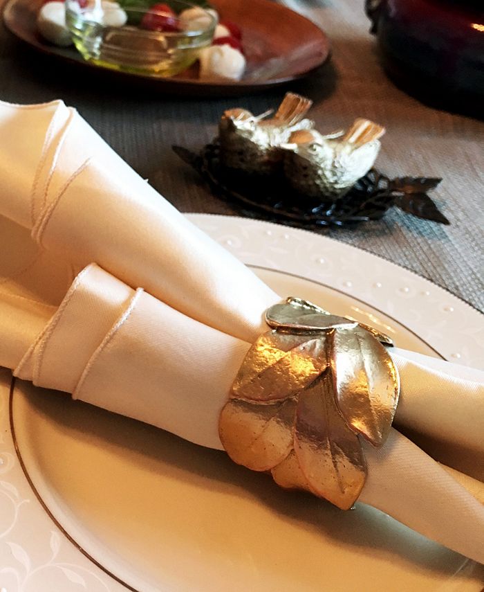 Michael Michaud Bay Leafnapkin Rings - Macy's