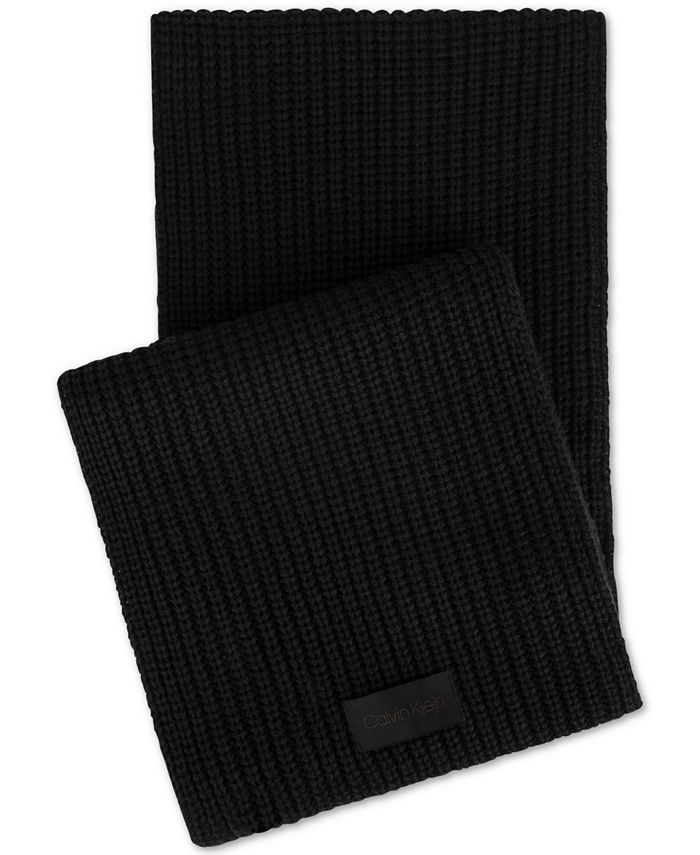 Calvin Klein Men's Chunky Ribbed Scarf - Macy's