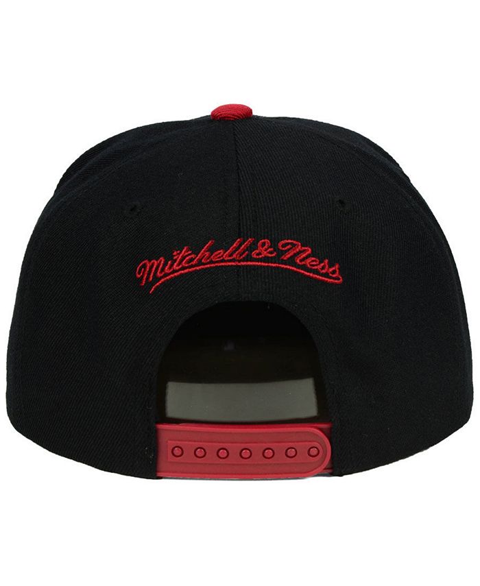 Mitchell & Ness Miami Heat Cropped Satin Snapback Cap - Macy's