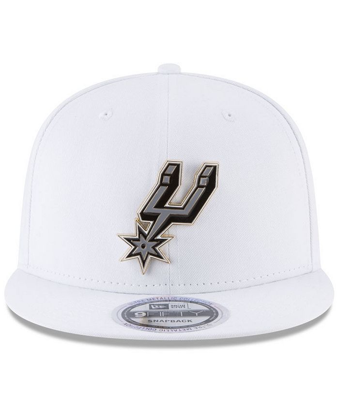 New Era San Antonio Spurs Enamel Badge 9FIFTY Snapback Cap - Macy's