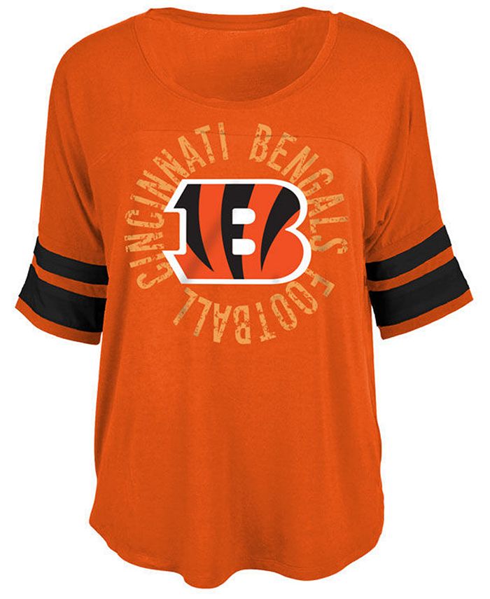 5th & Ocean Women's Cincinnati Bengals Circle Logo T-Shirt - Macy's