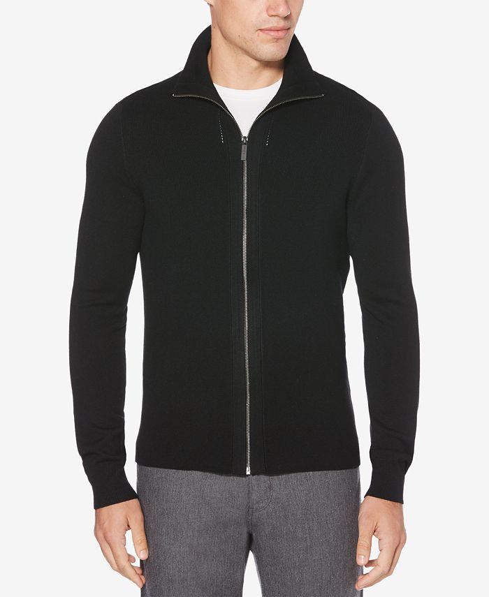Perry Ellis Men's Full-Zip Sweater - Macy's
