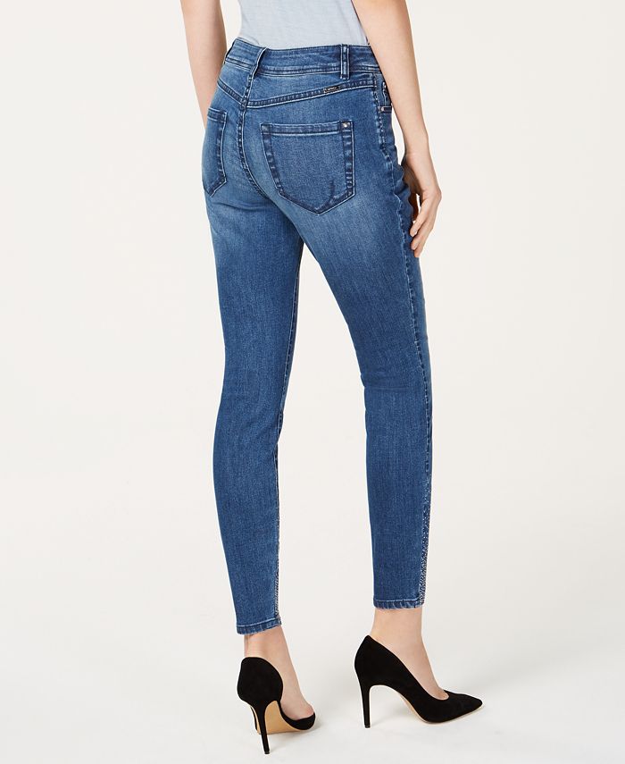 INC International Concepts I.N.C. Curvy Studded Skinny Jeans, Created ...