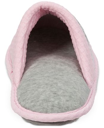 Dearfoams Textured Knit Closed Toe Scuff, Online Only - Macy's
