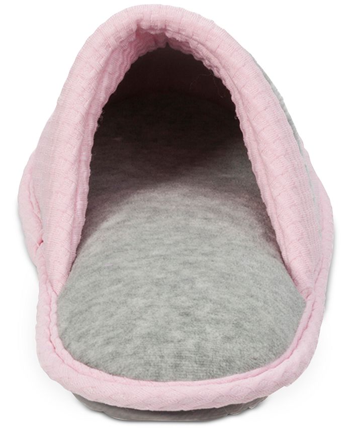 Dearfoams Textured Knit Closed Toe Scuff, Online Only - Macy's