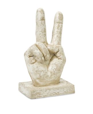 Imax Peace Out Decorative Hand - Macy's