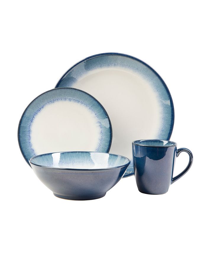 Sango Novelle Dusk 16-Piece Dinnerware Set - Macy's