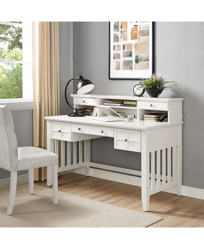 Crosley Adler Computer Desk With Hutch - Macy's