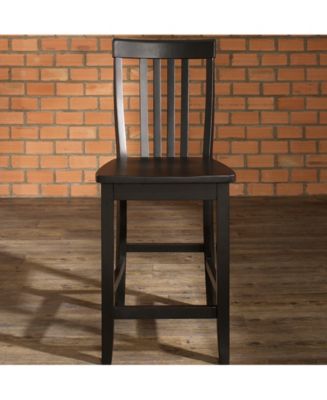 School House Bar Stool With 24" Seat Height (Set Of 2) - Macy's