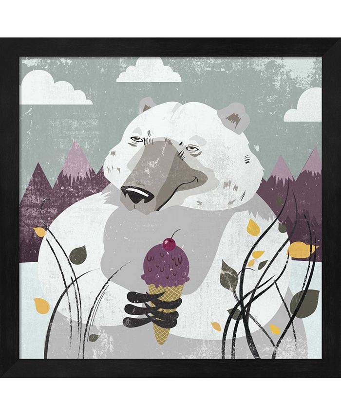 Metaverse Polar Bear By Posters International Studio Framed Art - Macy's