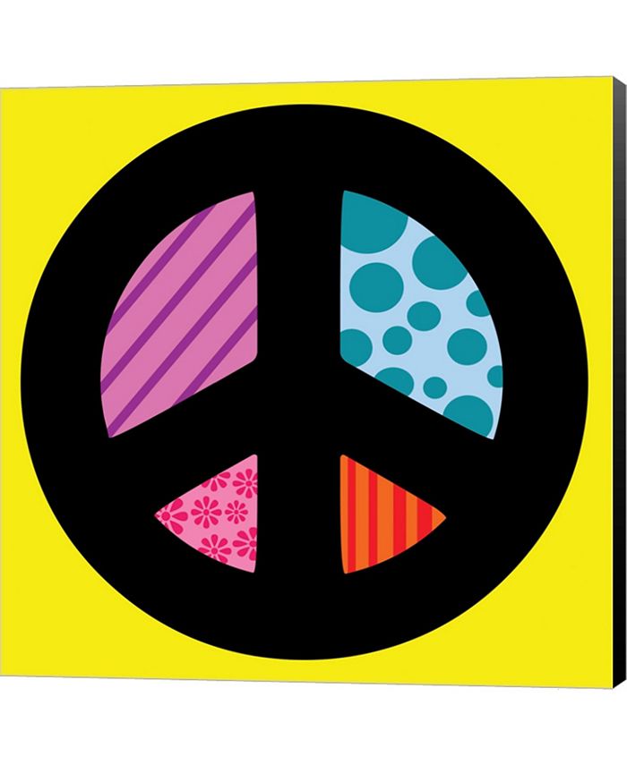 Metaverse Peace Collage 2 By Louise Carey Canvas Art - Macy's
