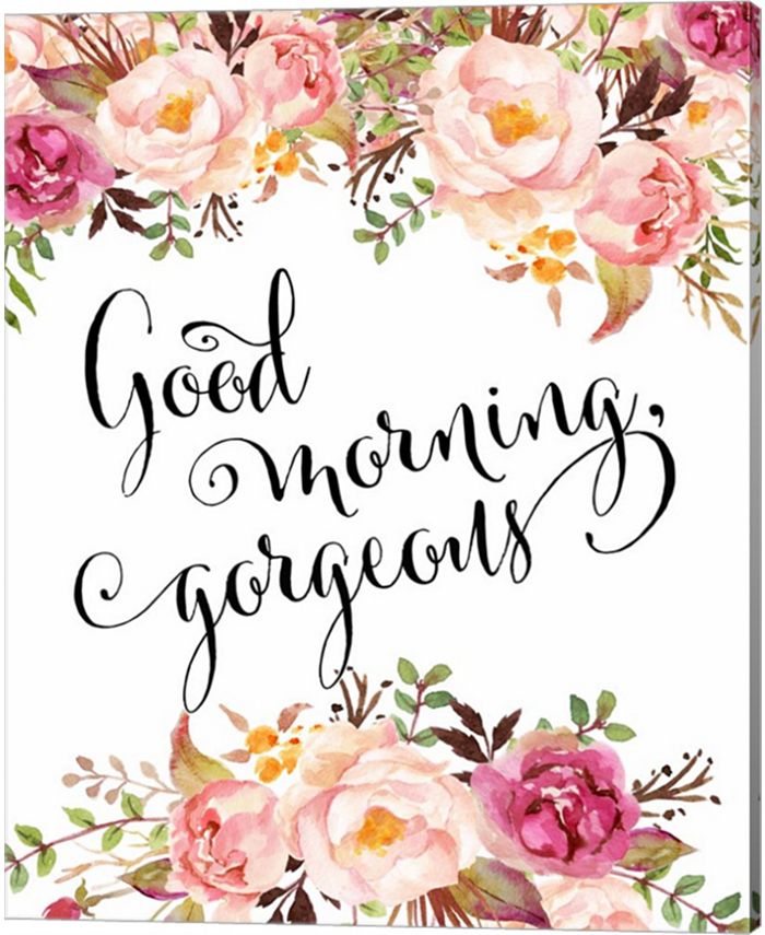 Metaverse Good Morning Gorgeous By Tara Moss Canvas Art - Macy's