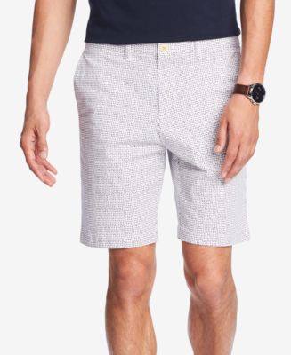 Tommy Hilfiger Men's Triangle-Print 9" Shorts - Macy's