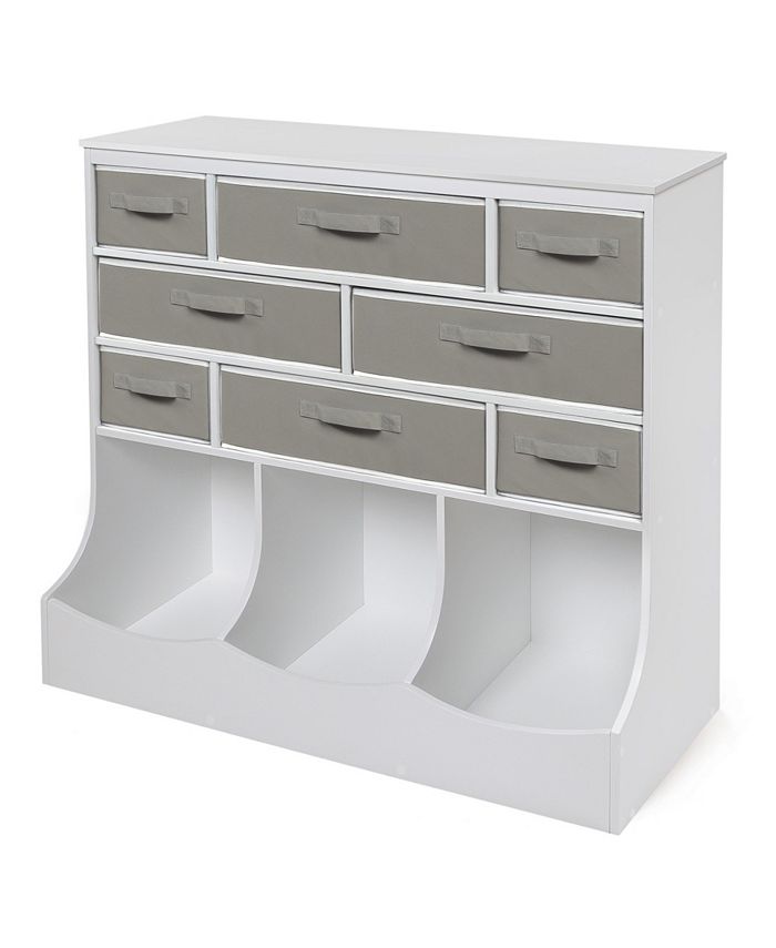 Badger Basket Storage Station With Eight Baskets And Three Bins - Macy's