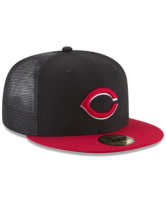 New Era Cincinnati Reds On-Field Mesh Back 59FIFTY Fitted Cap - Macy's