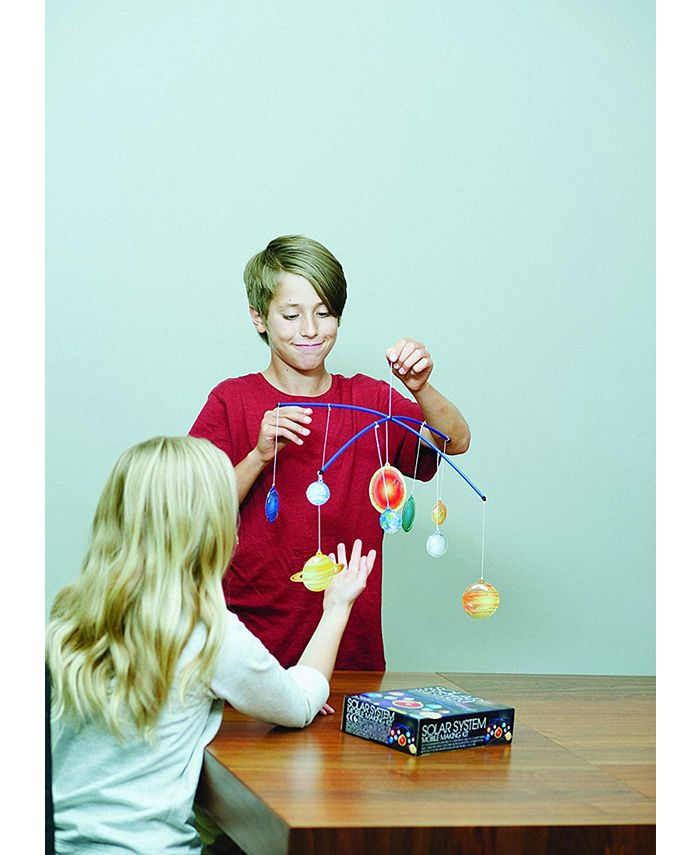 Redbox 4M Kidzlabs Glow In The Dark Solar System Mobile Making Kit - Macy's