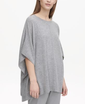 Calvin Klein Cashmere Pull-On Cape - Macy's